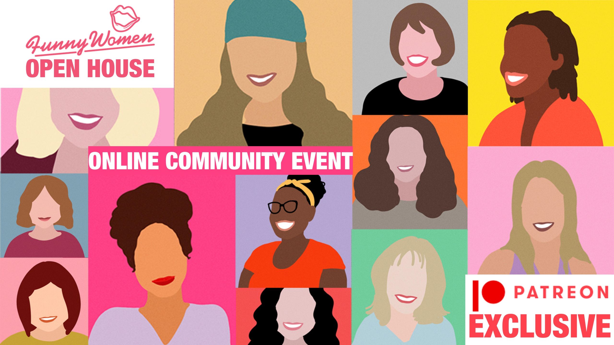 Patreon Members Open House Exclusive Event - Funny Women Magazine